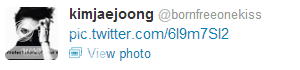 [Twitter] 130123 Jaejoong Twitter Update – [W]Shippers