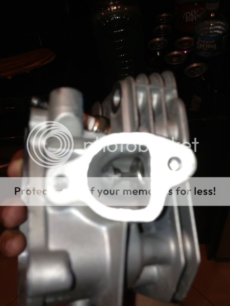 Clone cylinder head milled .065" ported, polished, ss valves, retainers ...
