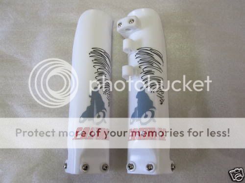 Black fastace as-01 fork covers / guards - gpx marzocchi match ...