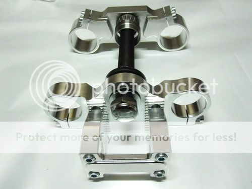 48mm top & bottom triple clamp set to suit dnm fastace marzocchi etc ...