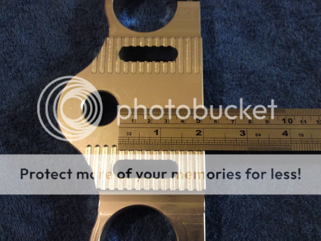 48mm top & bottom triple clamp set to suit dnm fastace marzocchi etc ...